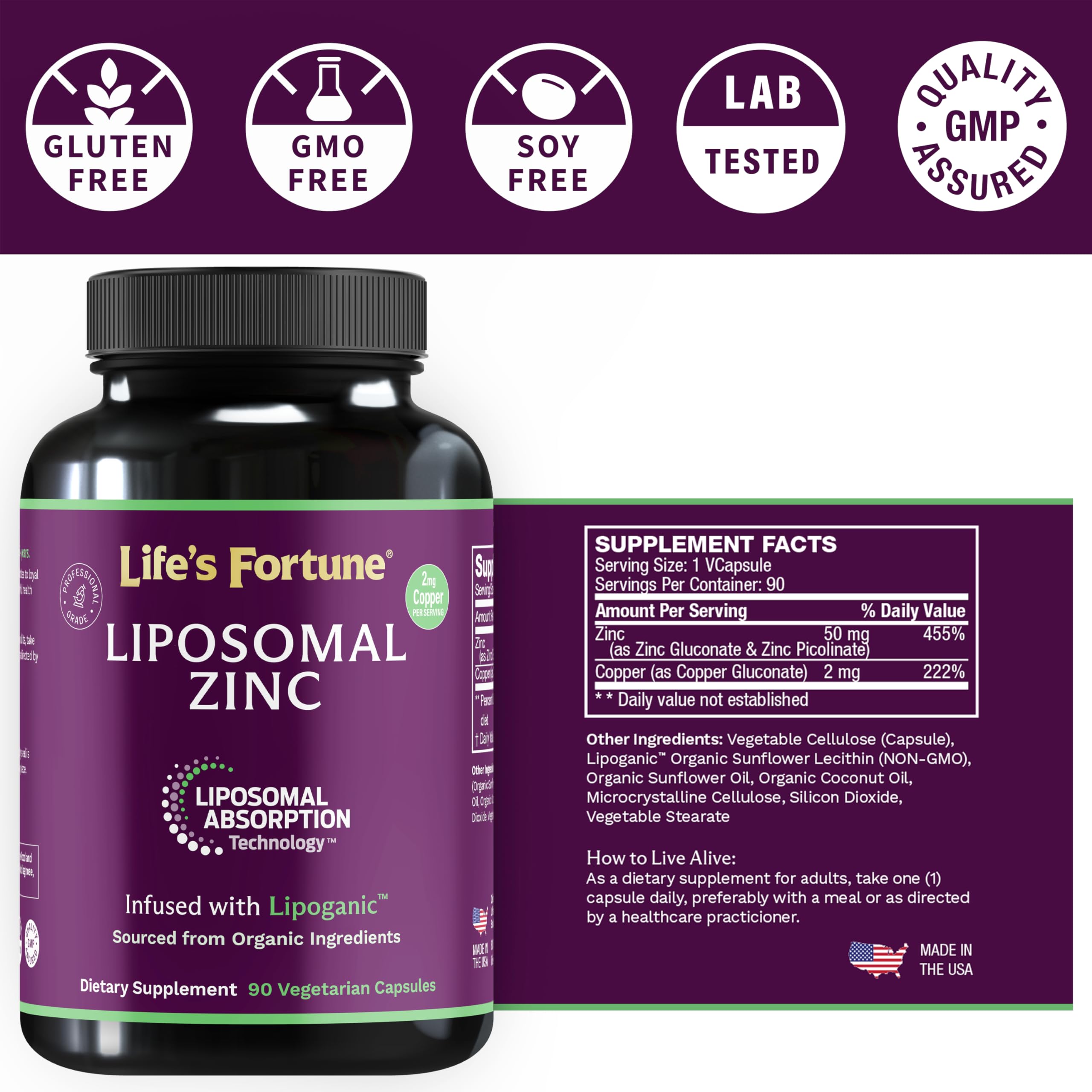 zinc supplement for overall wellness