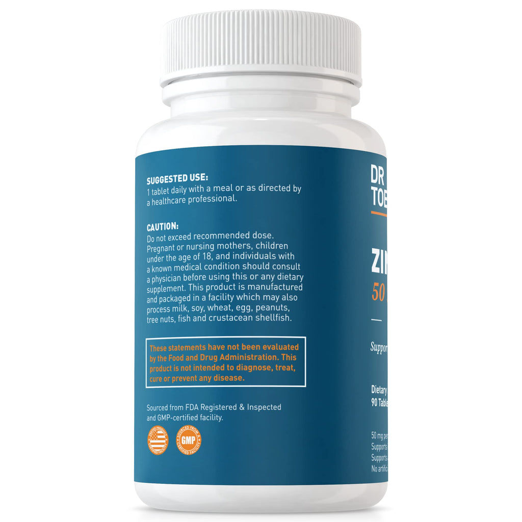 Zinc supplement for skin health