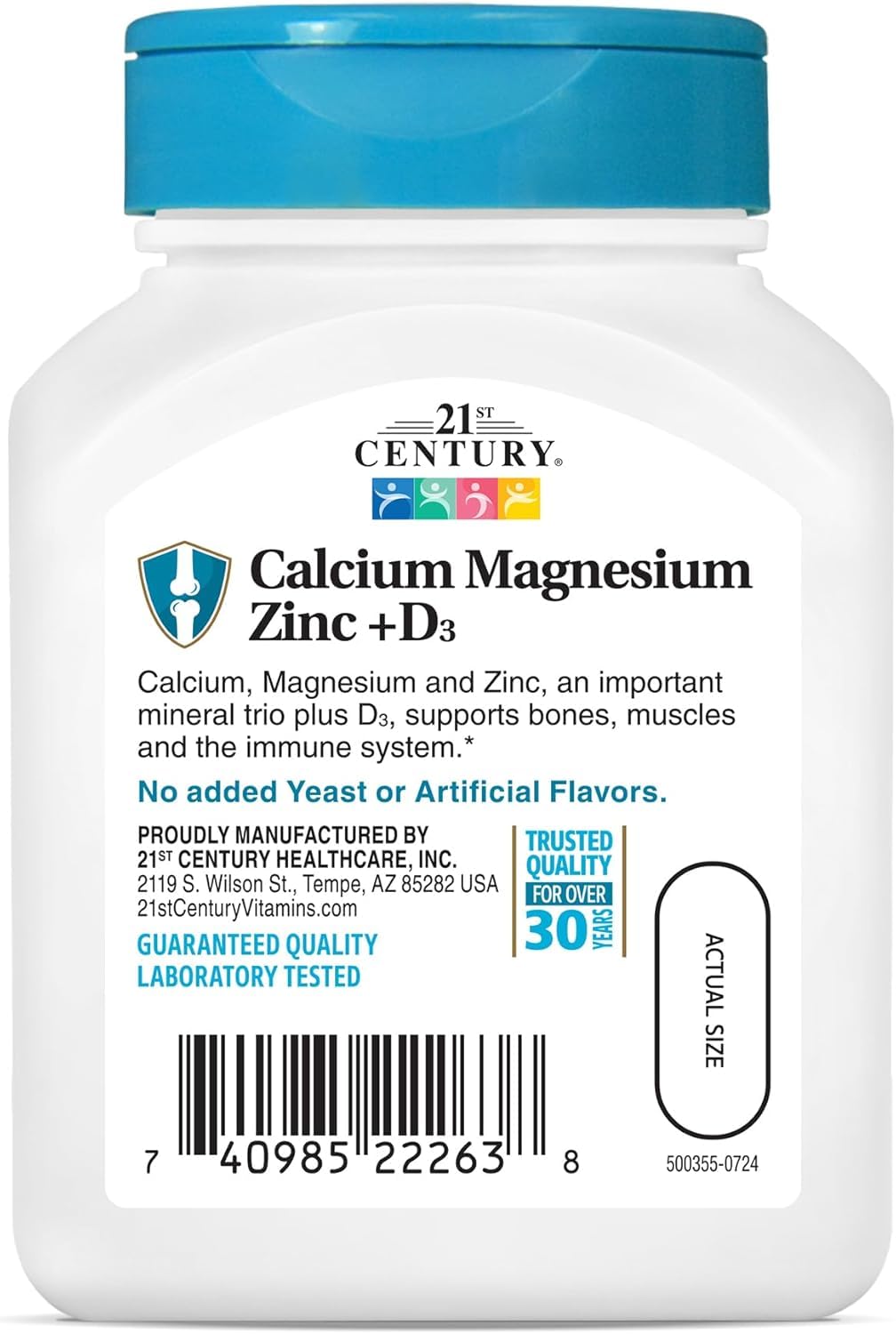 Zinc supplement for skin health