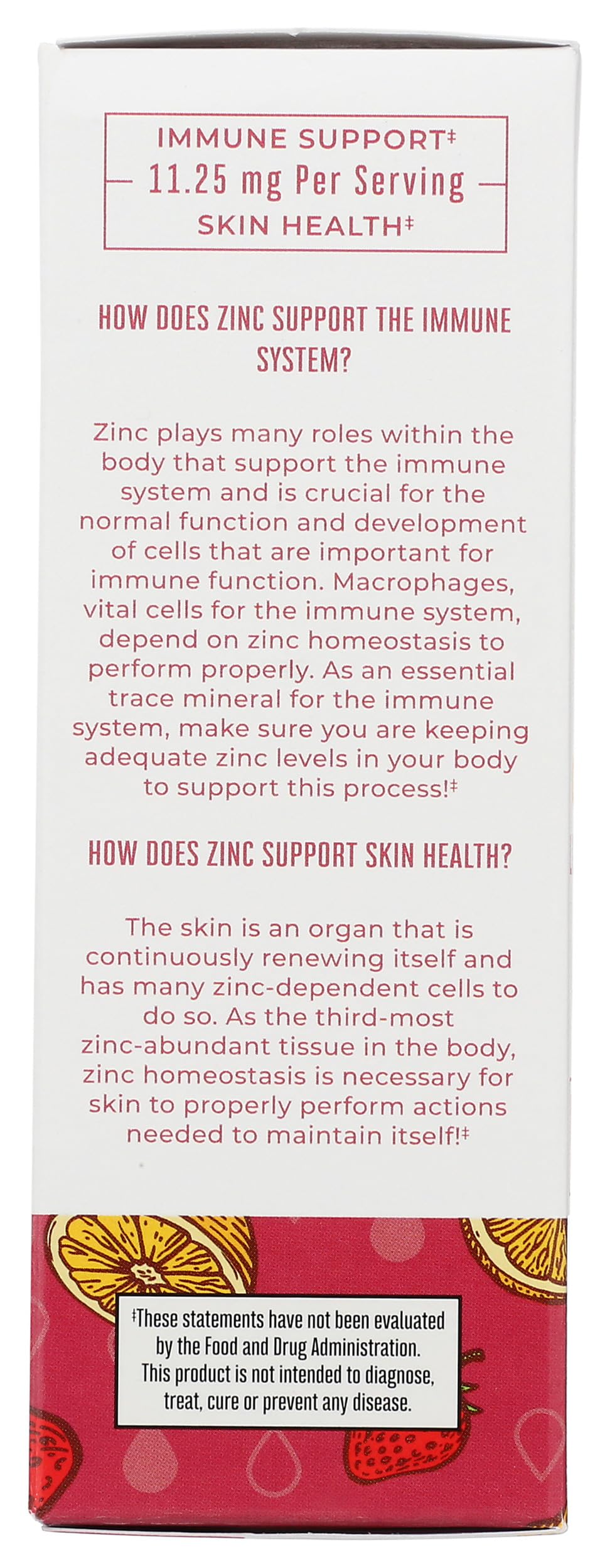zinc supplement for skin health
