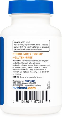 Zinc supplement for skin health