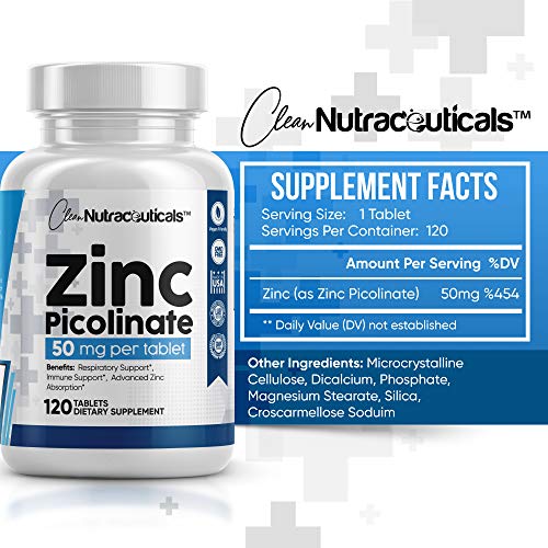 Zinc supplement for skin health