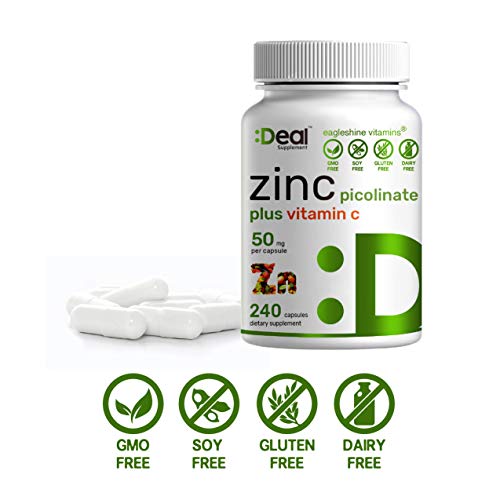 Zinc supplement for skin health