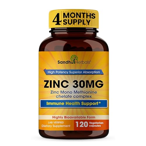 Zinc supplement for skin health