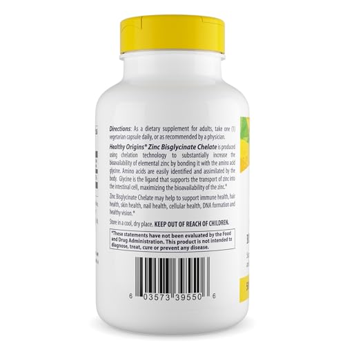Zinc supplement for skin health