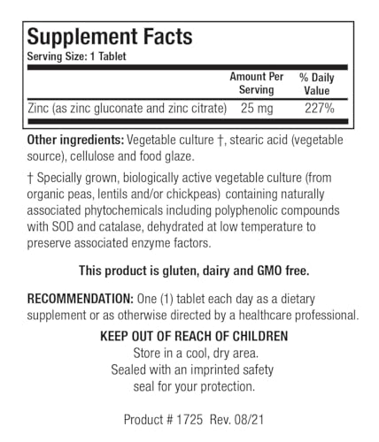 Zinc supplement supporting immune function