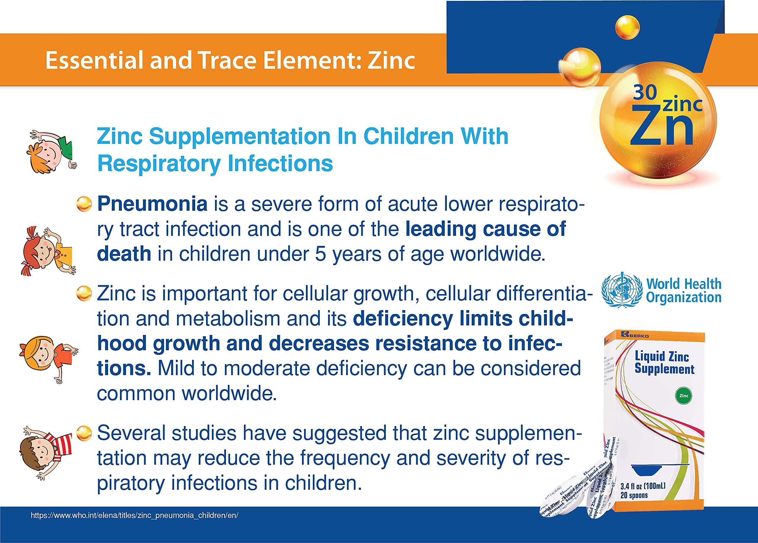 Zinc supplement to boost immunity
