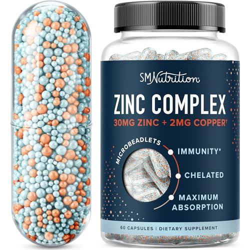 Zinc supplement with microbeadlets