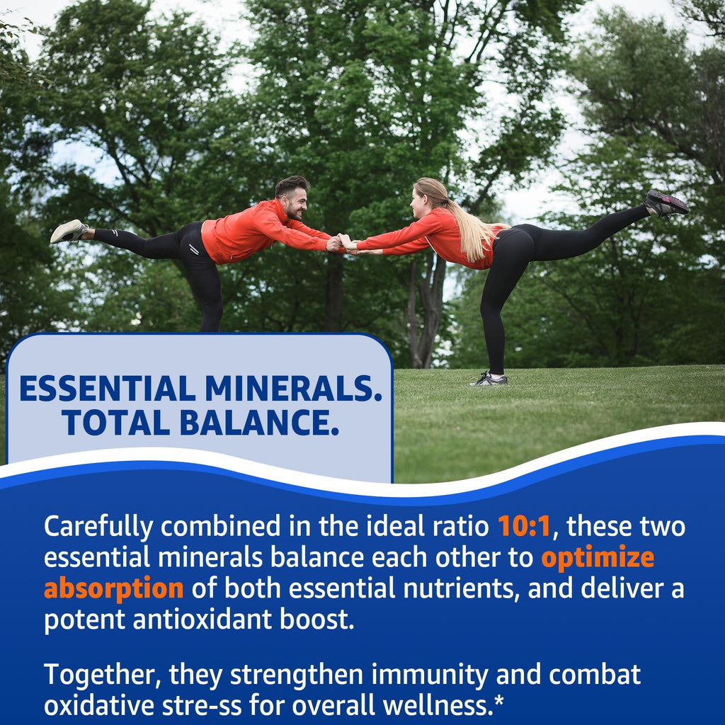 Zinc supplement with probiotics for vitality