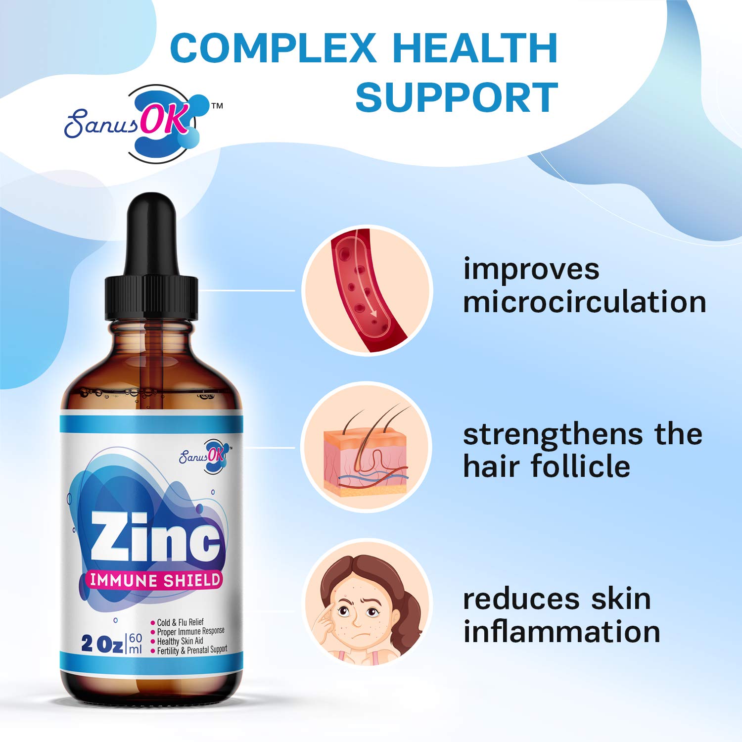 zinc supplements for healthy skin