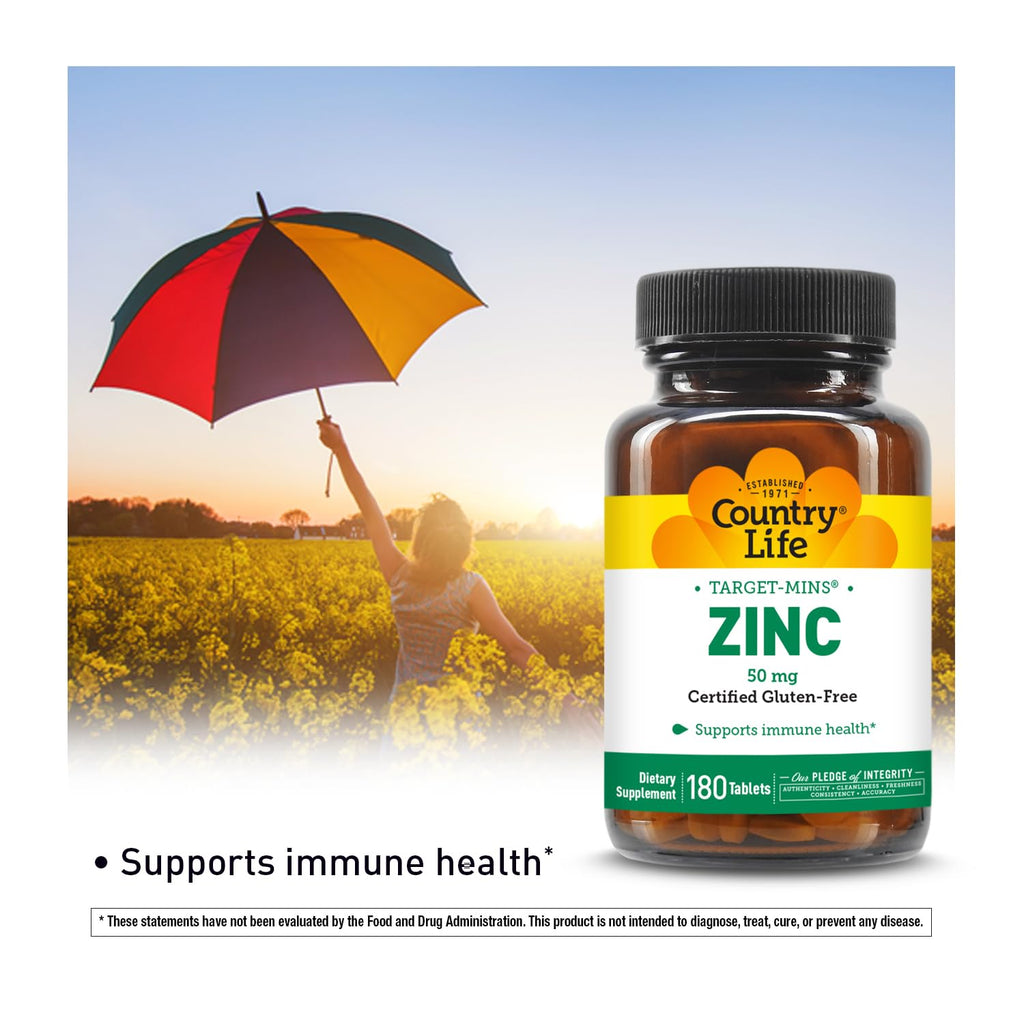 Zinc supplements for immune support