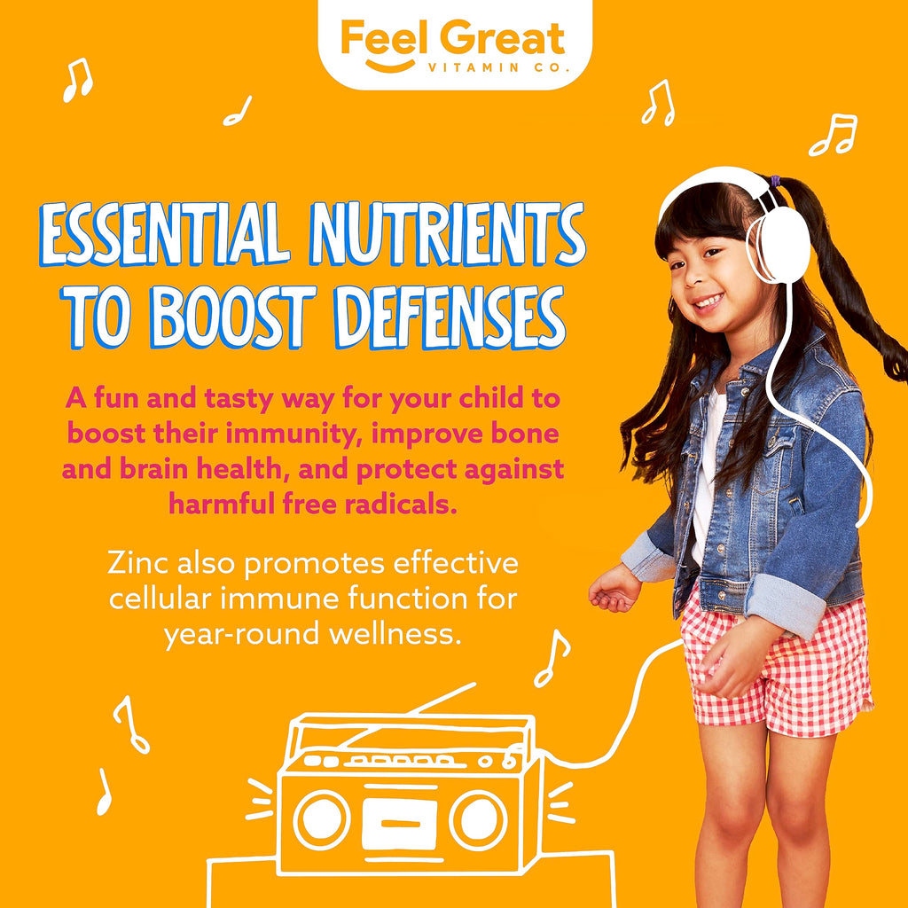 Zinc supplements for kids' growth