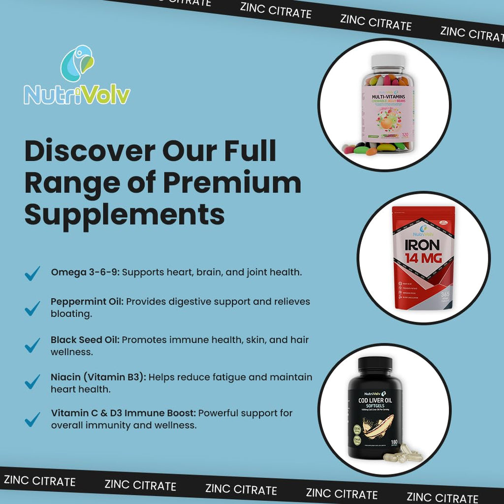 Zinc supplements for optimal health