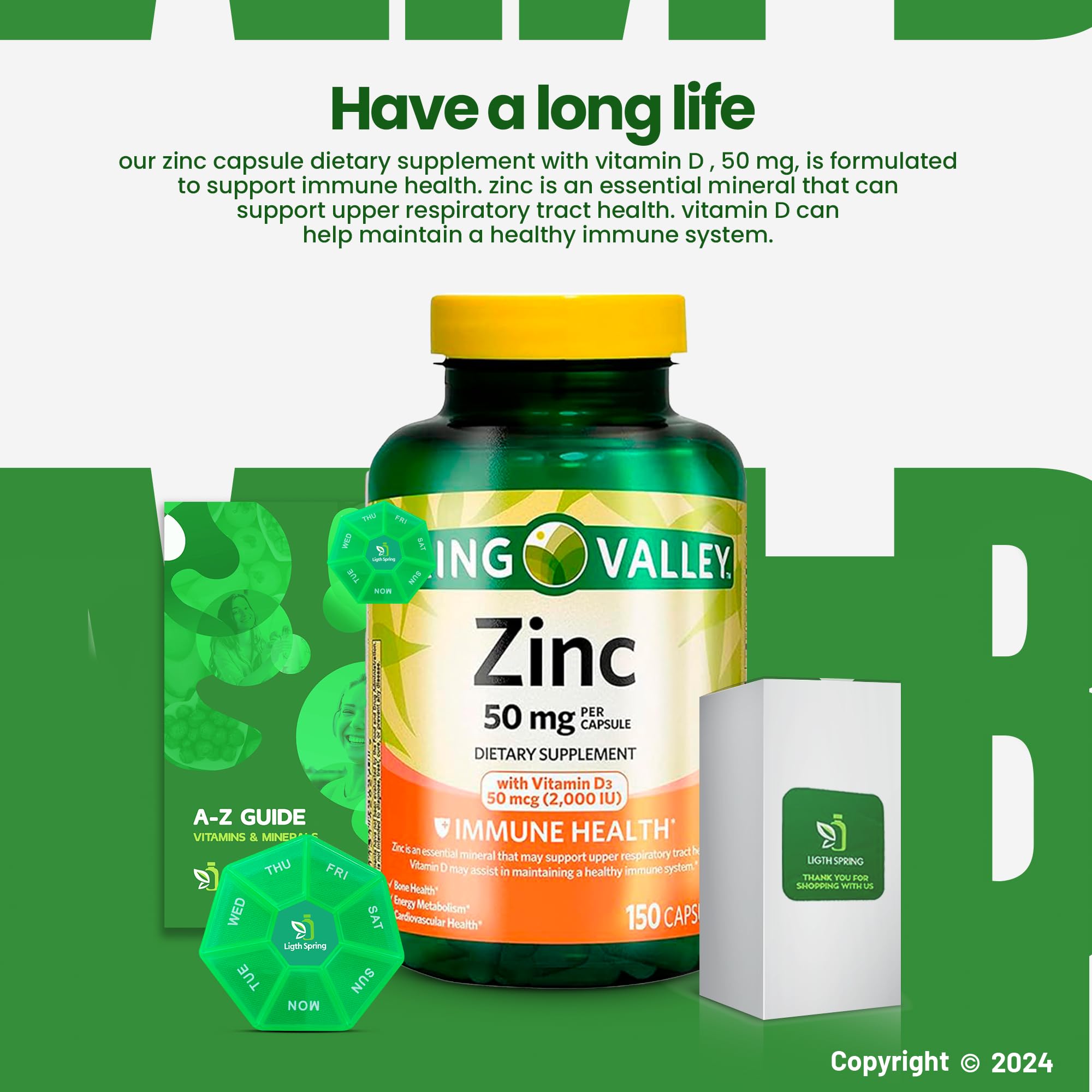 zinc supplements for overall vitality