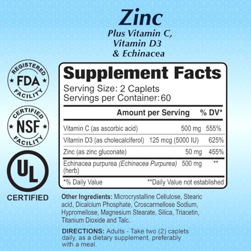 zinc supplements for stronger immunity