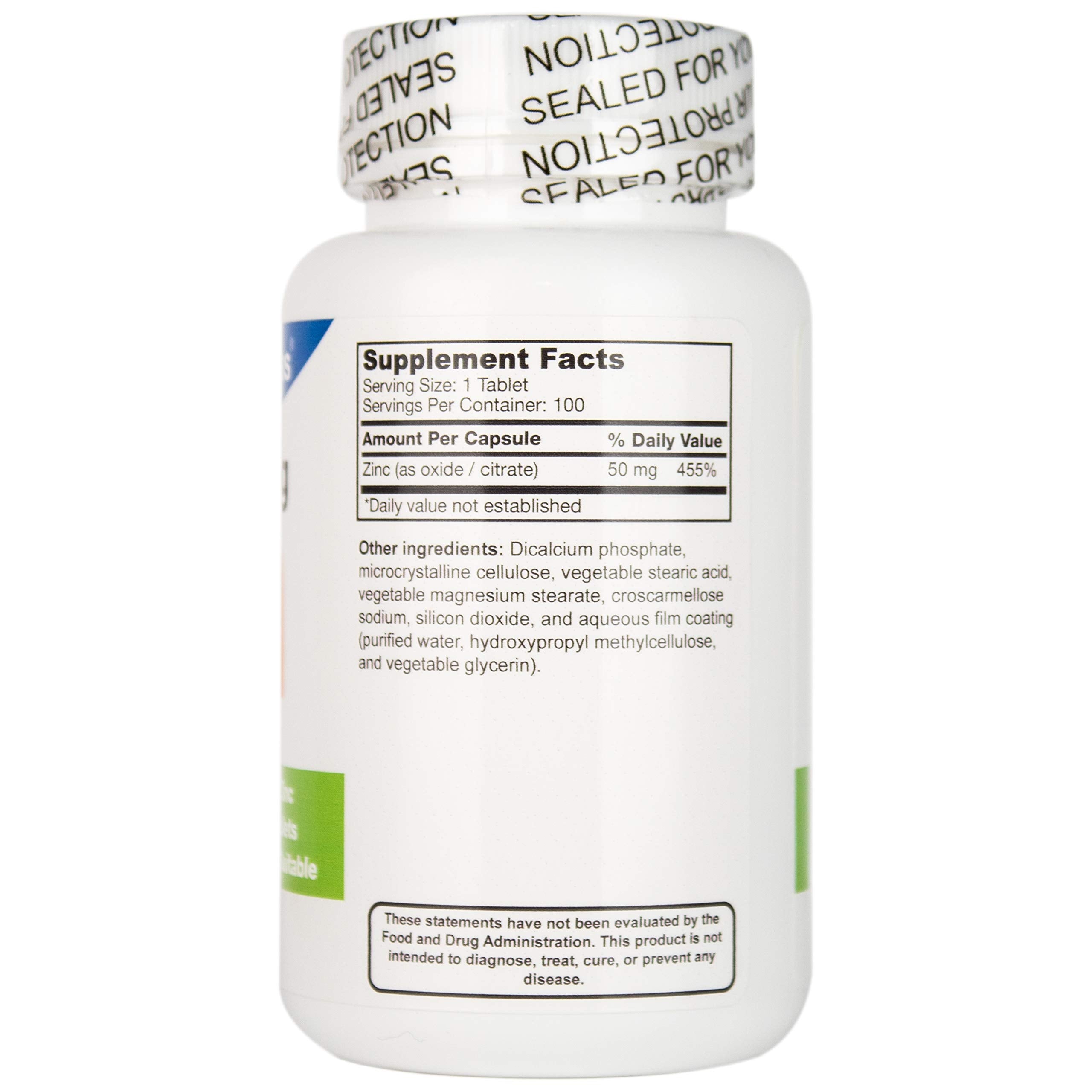 Zinc tablets for clear skin