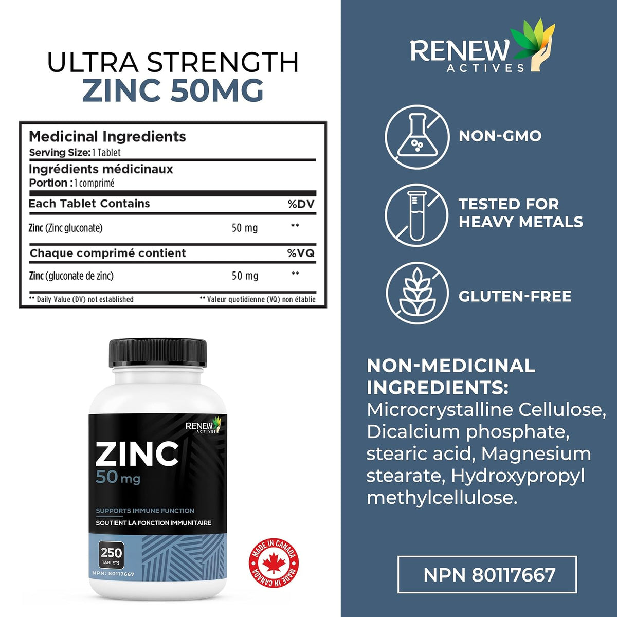 zinc tablets for cold prevention