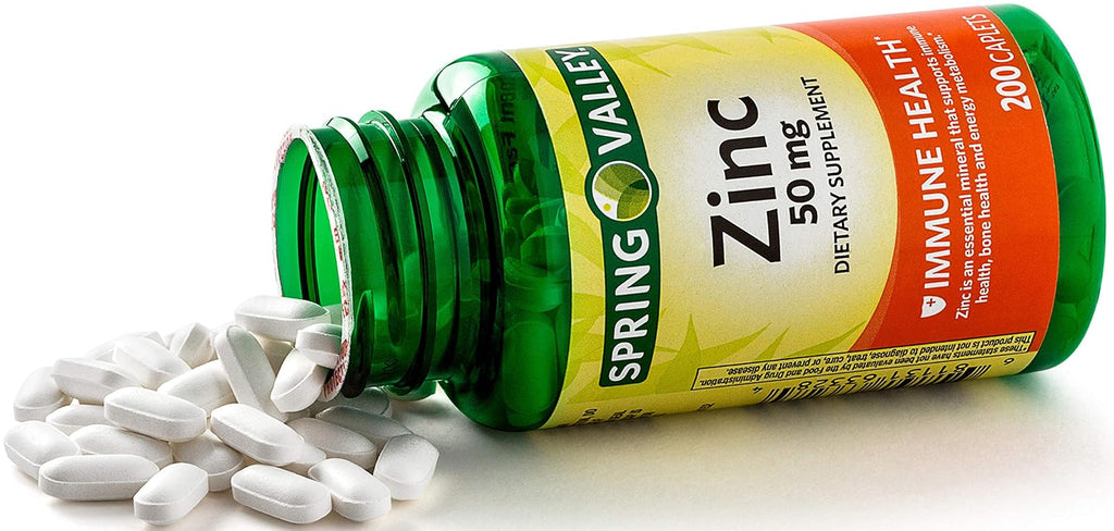 Zinc tablets for cold relief
