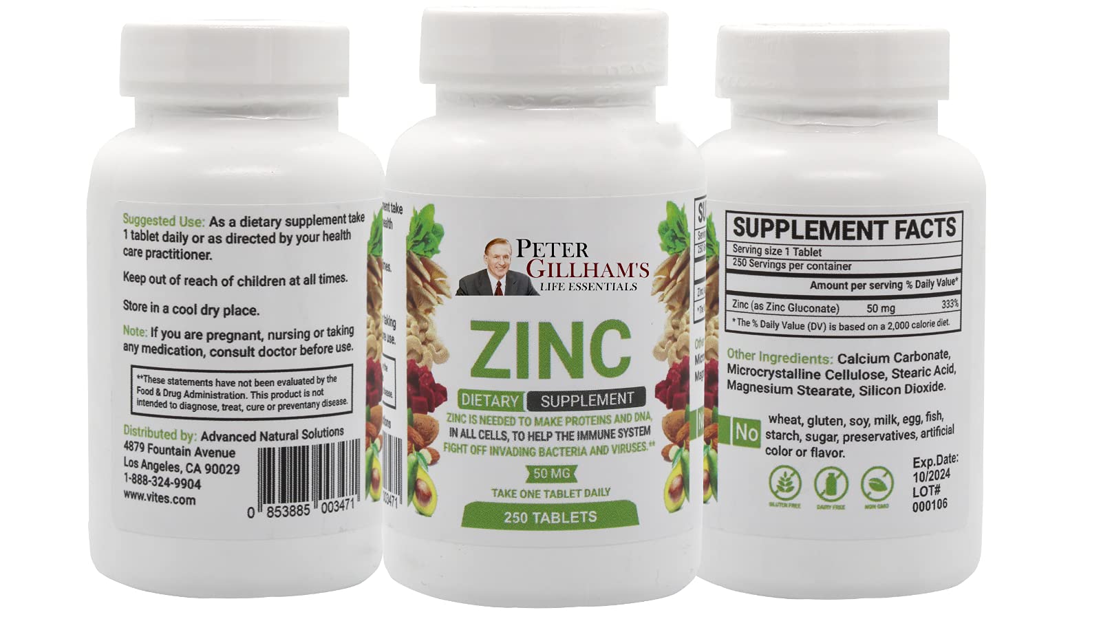 zinc tablets for daily nutrition