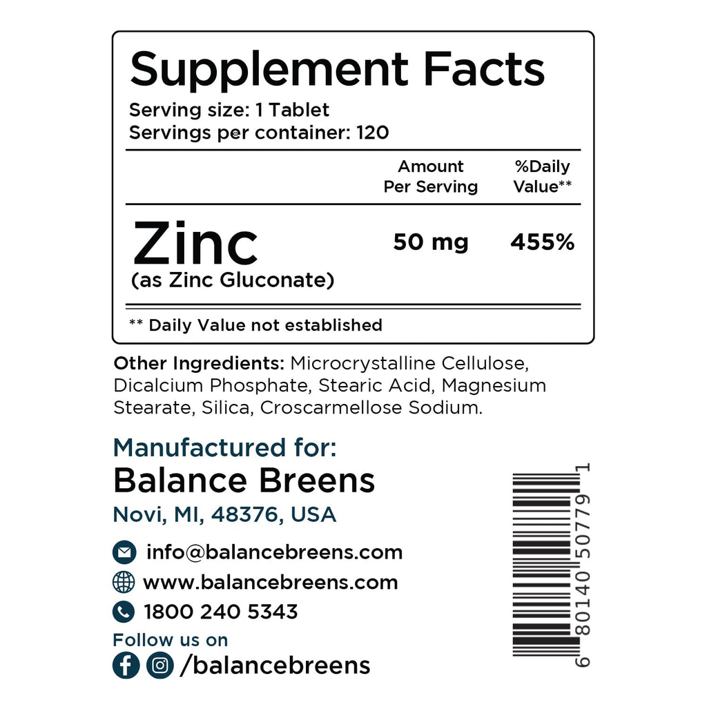 zinc tablets for faster recovery