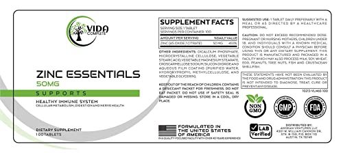zinc tablets for immune defense