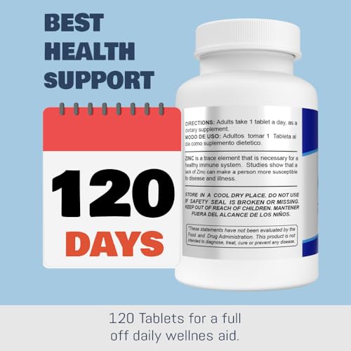 Zinc tablets for men and women