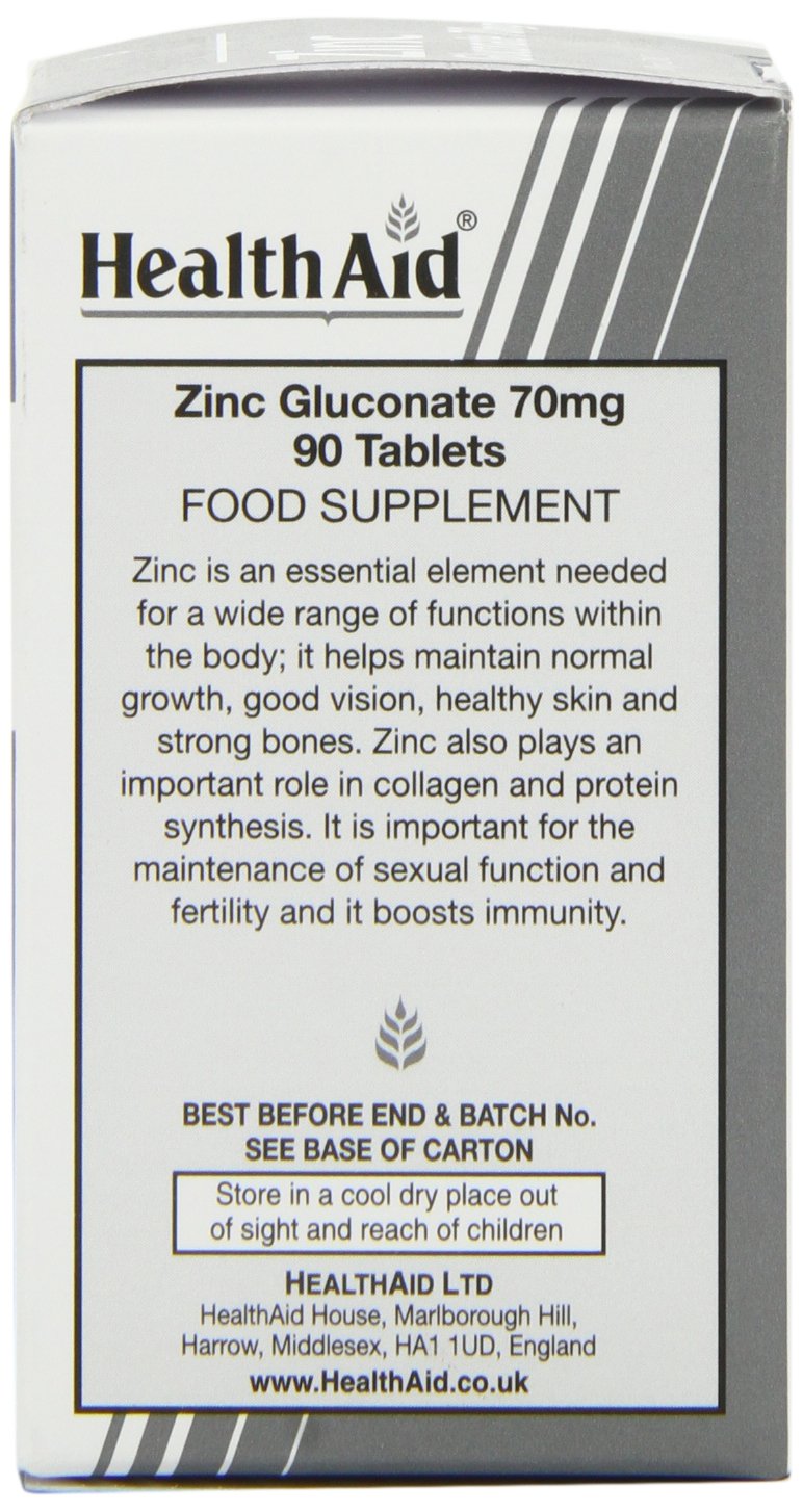 Zinc tablets for overall vitality