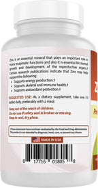 Zinc tablets for overall wellness
