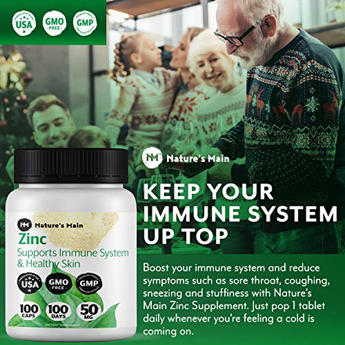 Zinc tablets for overall wellness