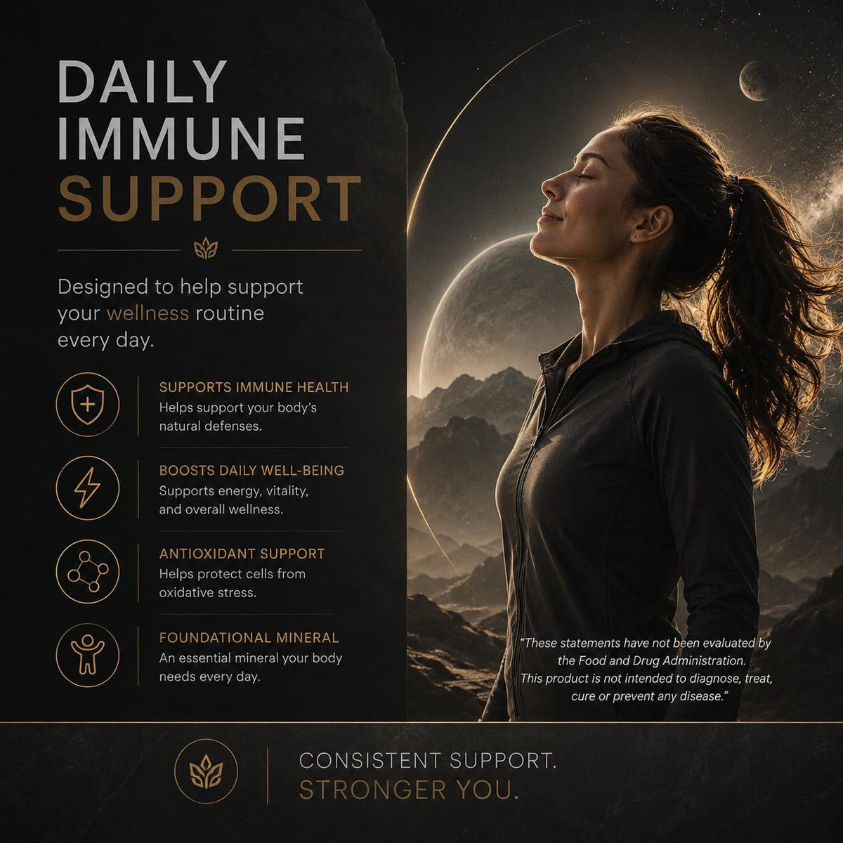 Zinc tablets for skin health