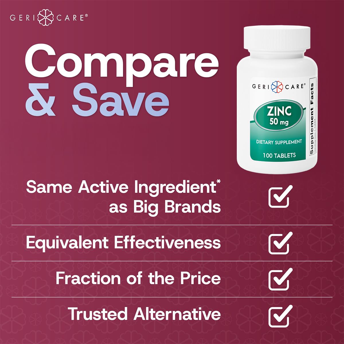 zinc tablets for skin health