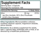 Zinc Triple Play for daily nutrition