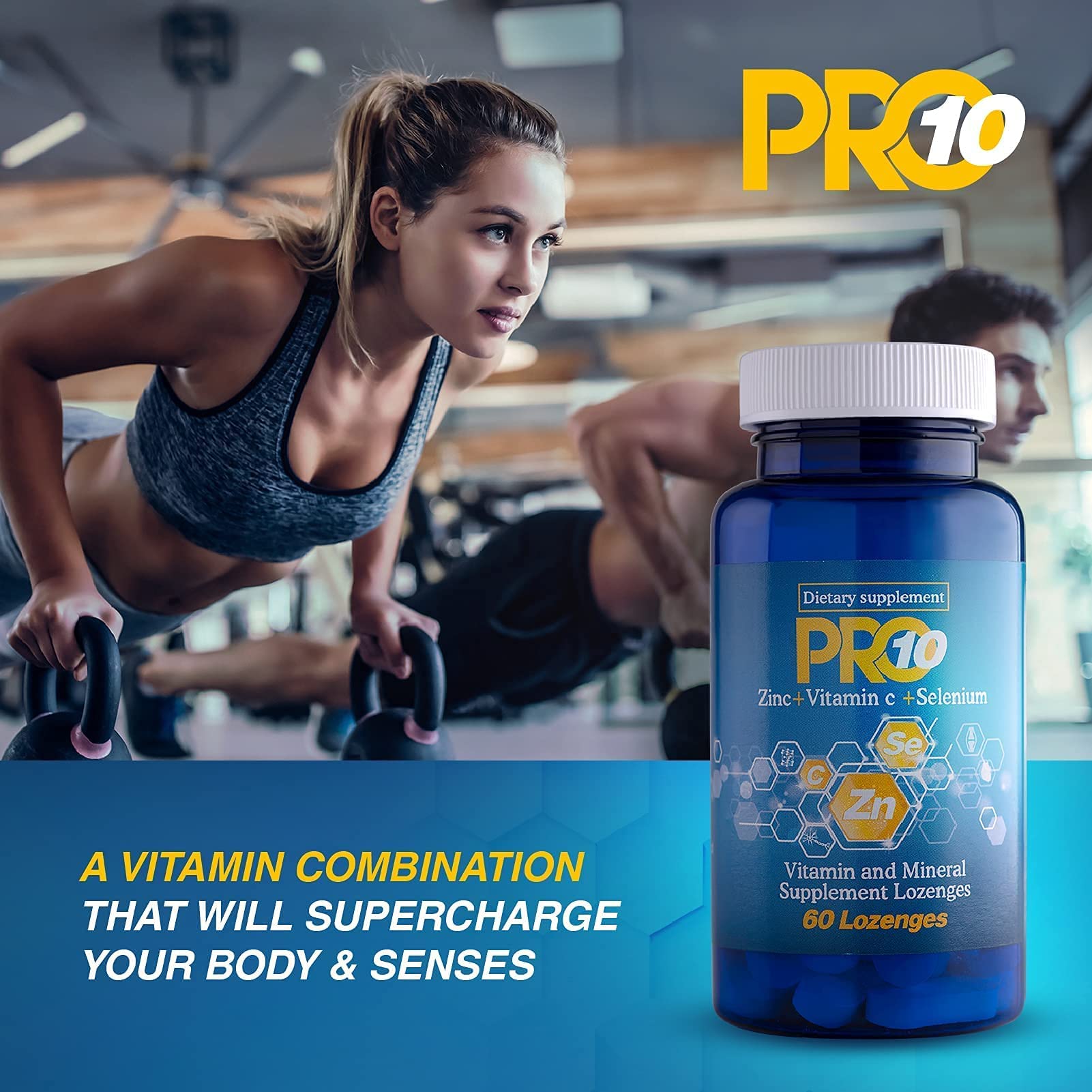 Zinc vitamin C for enhanced immunity