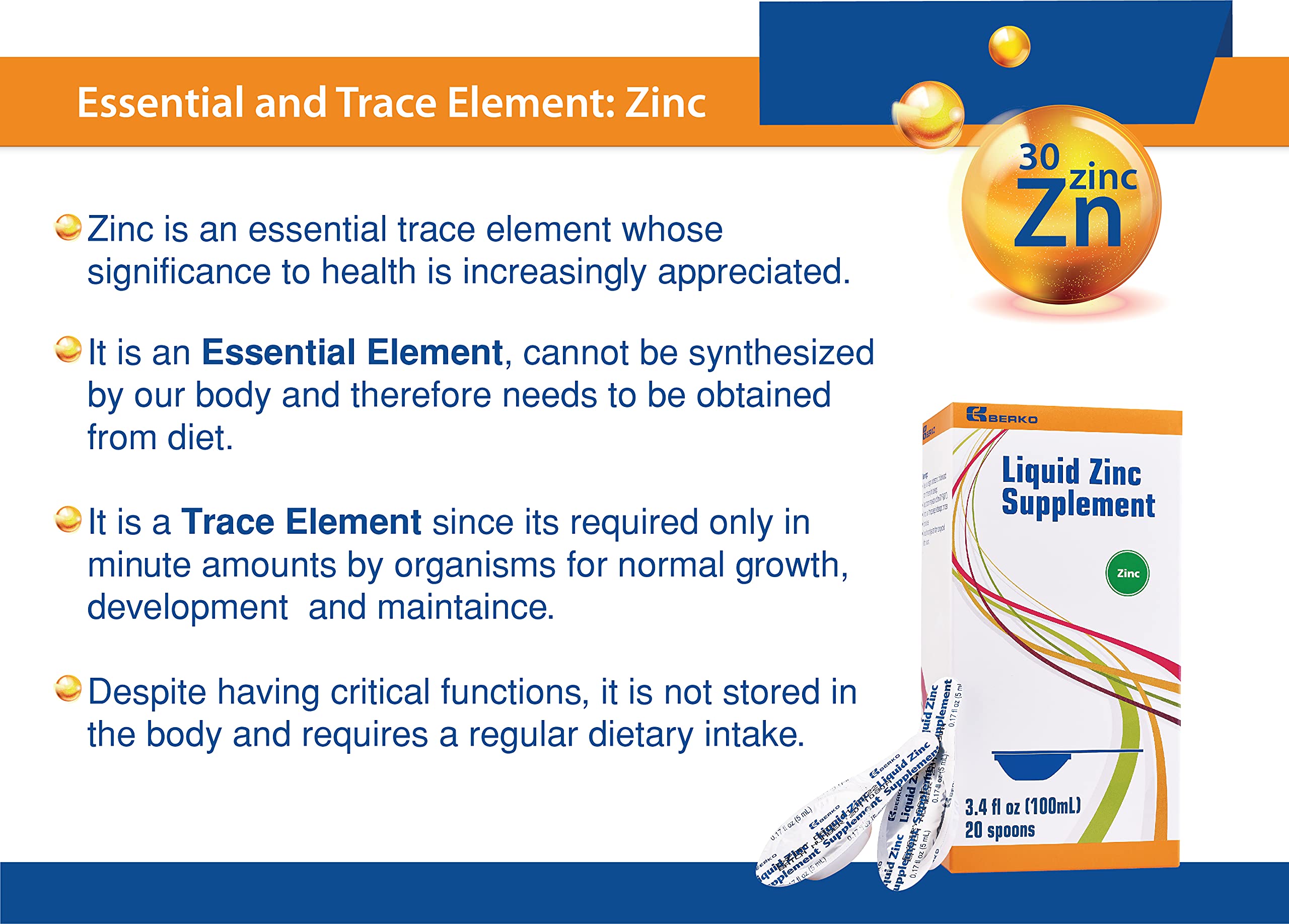 Zinc vitamin for daily wellness