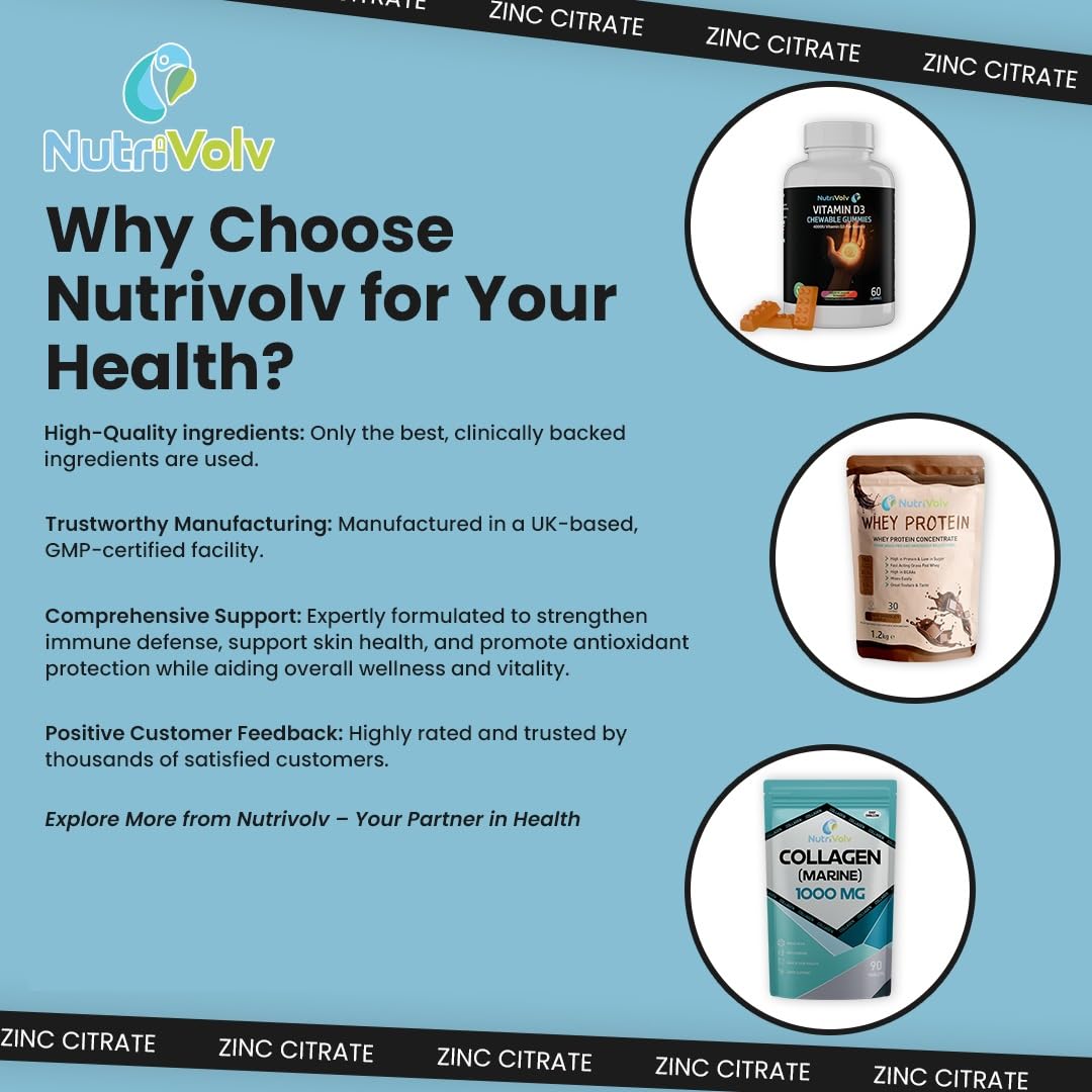 Zinc vitamin for skin wellness