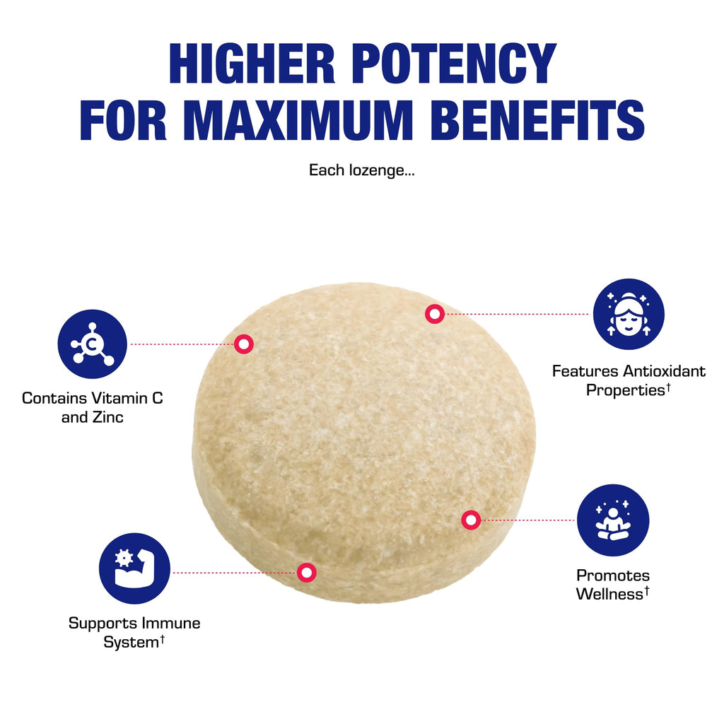 zinc vitamin lozenges for health