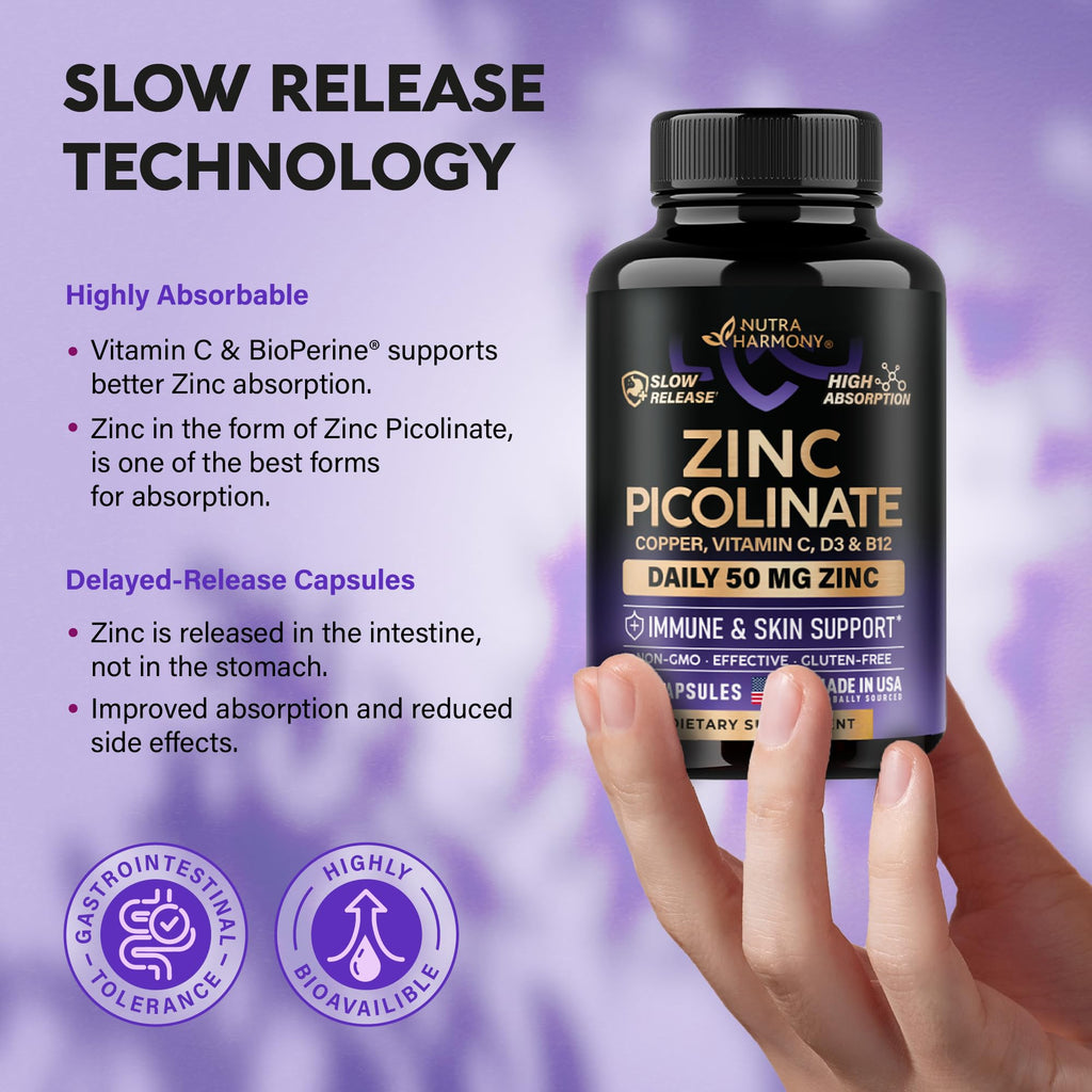 zinc vitamins for daily nutrition