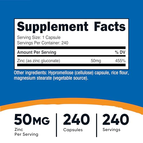 Zinc vitamins for overall health support