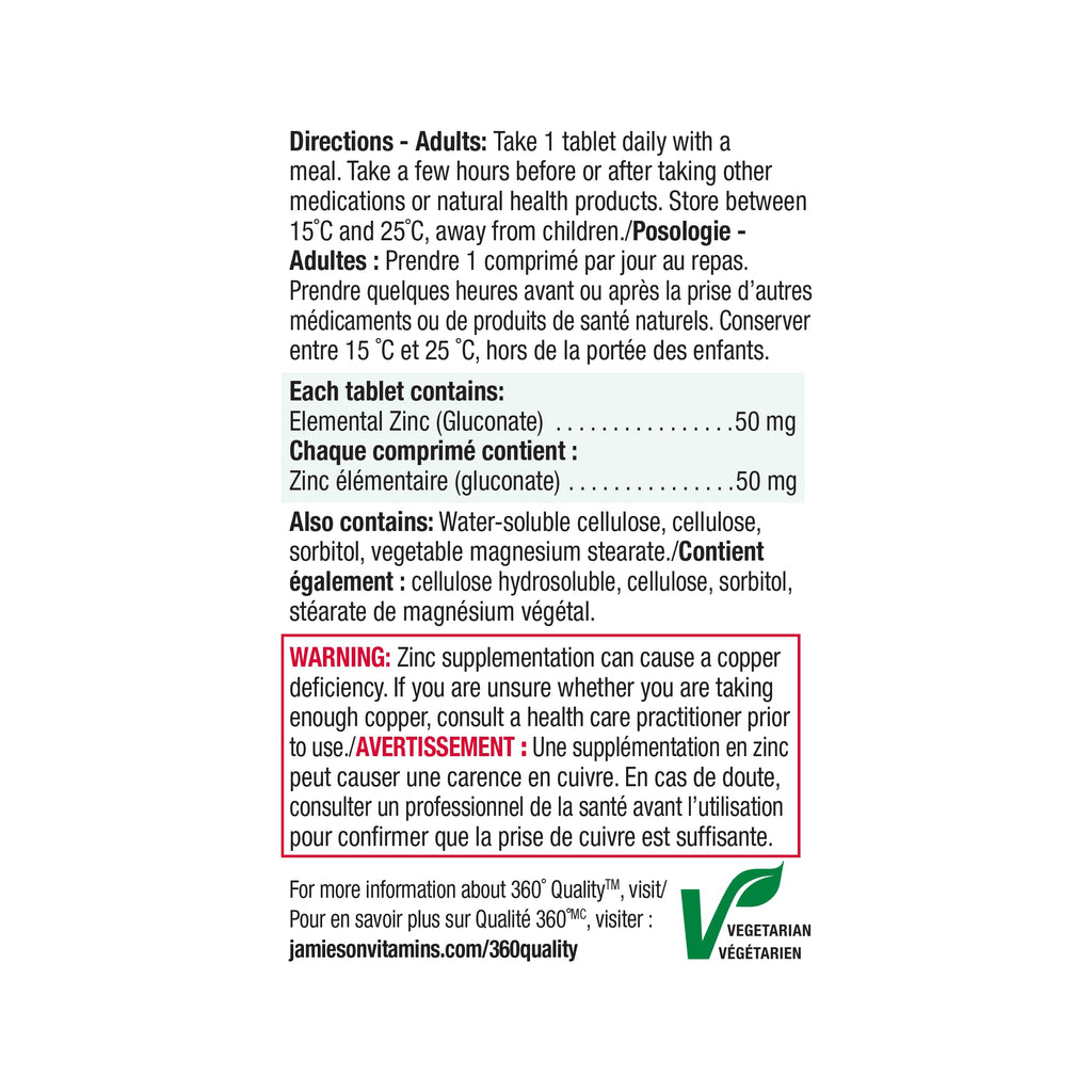 zinc vitamins for overall health