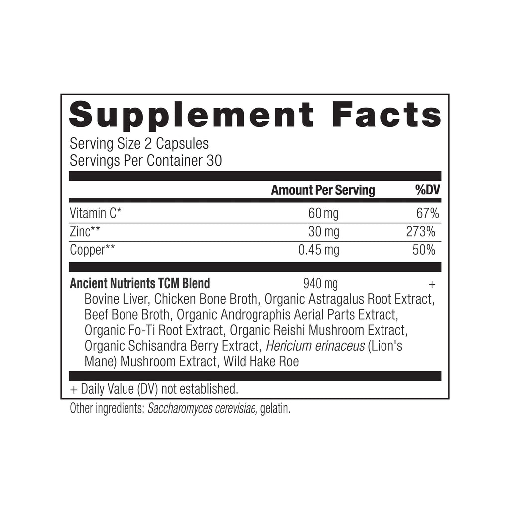 zinc with adaptogenic herbs benefits