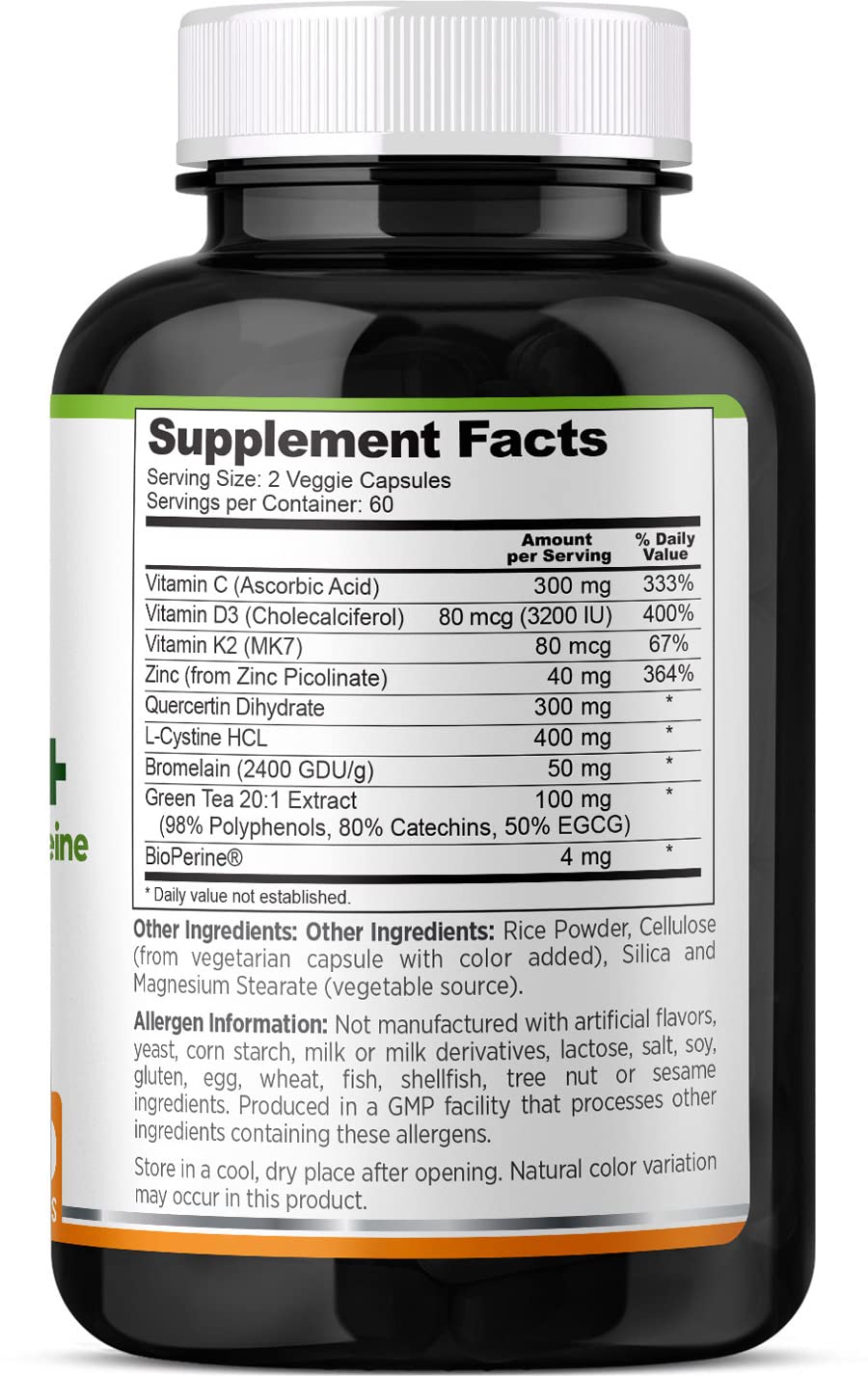 Zinc with Quercetin for allergies
