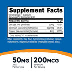 Zinc with Selenium for immunity