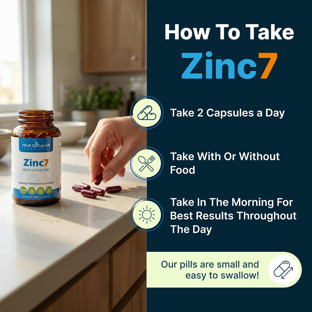 Zinc7 capsules for energy boost