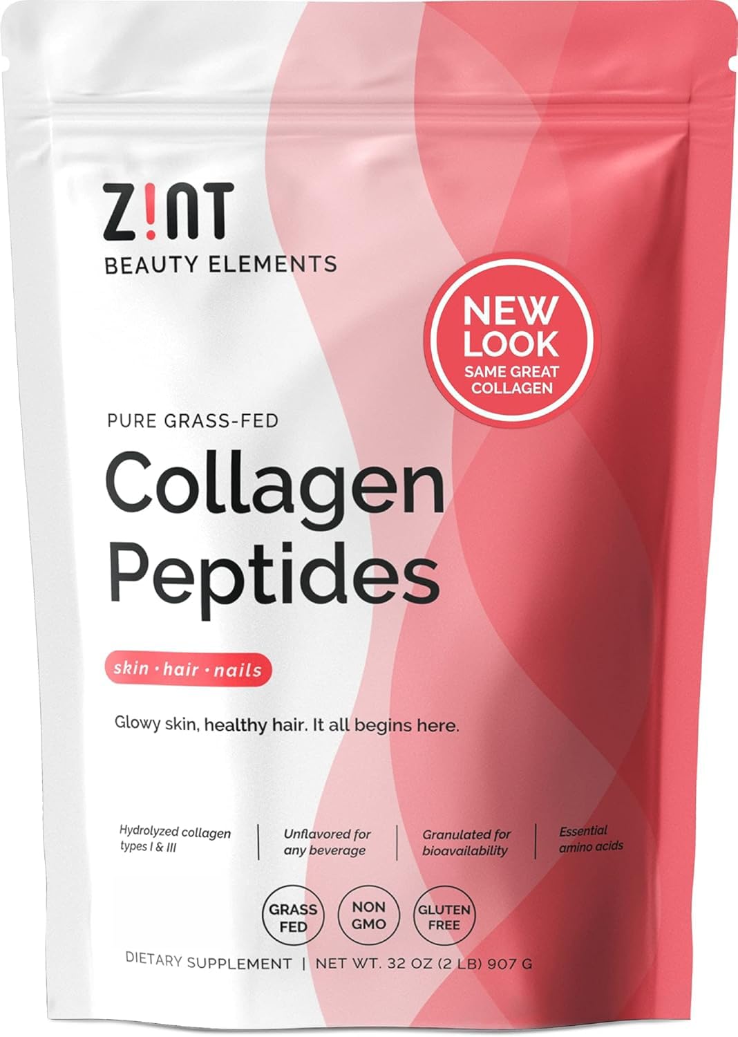 Zint collagen peptides for beauty