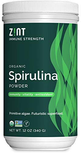 Zint spirulina powder for immune support