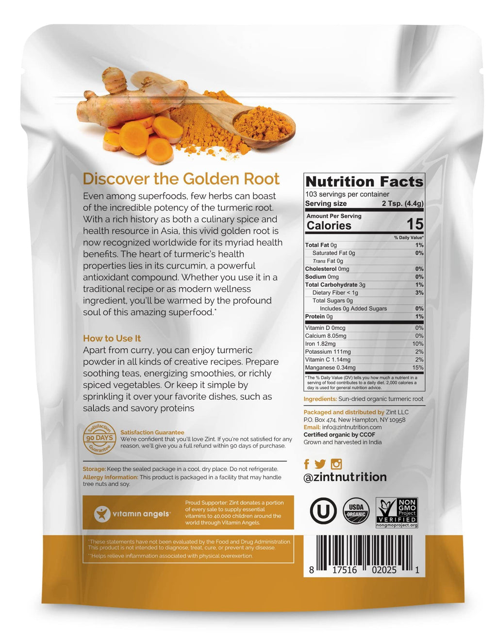 Zint turmeric for vibrant rice dishes