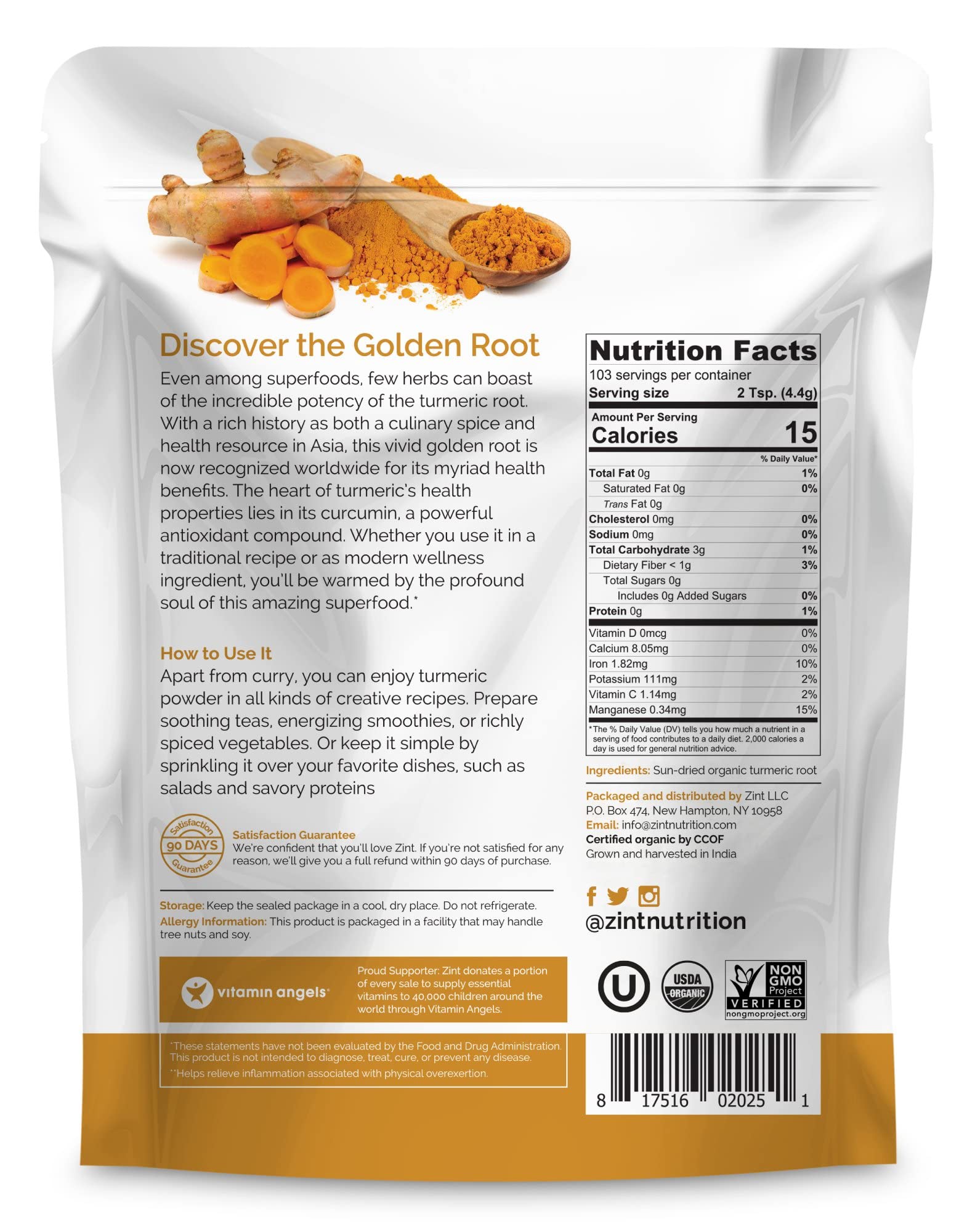 Zint turmeric for vibrant rice dishes