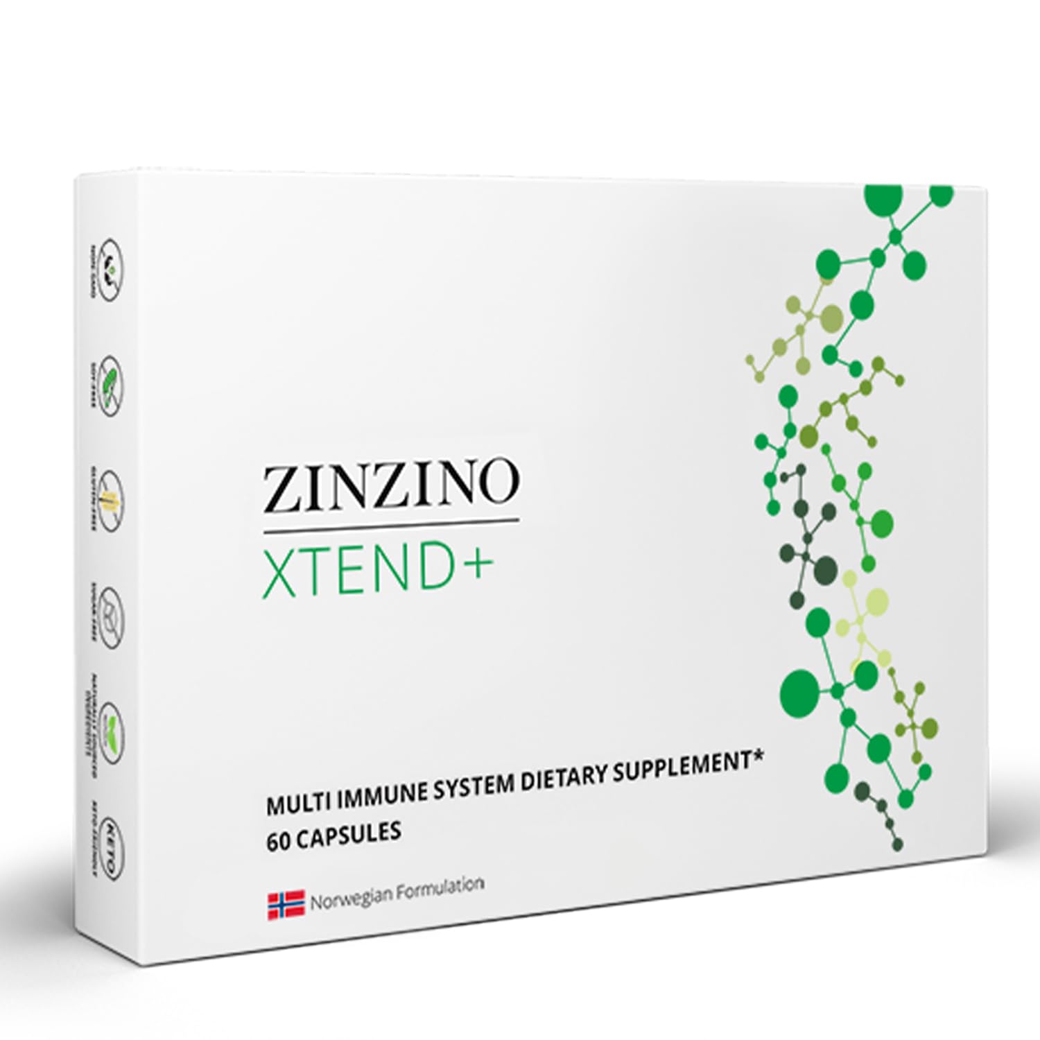 Zinzino Xtend+ immune support capsules
