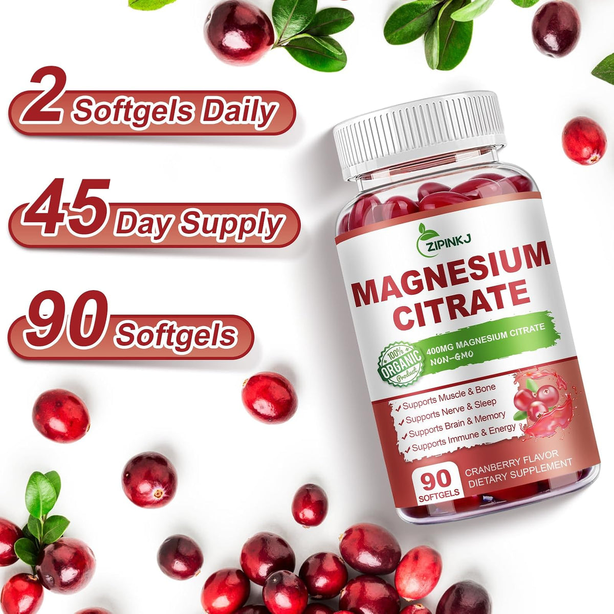 ZIPINKJ magnesium for daily wellness