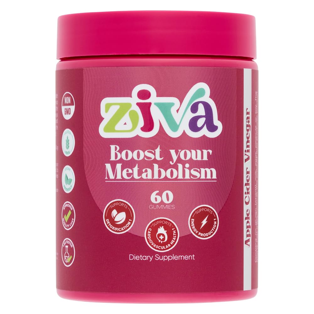 ZIVA apple cider vinegar gummies for energy